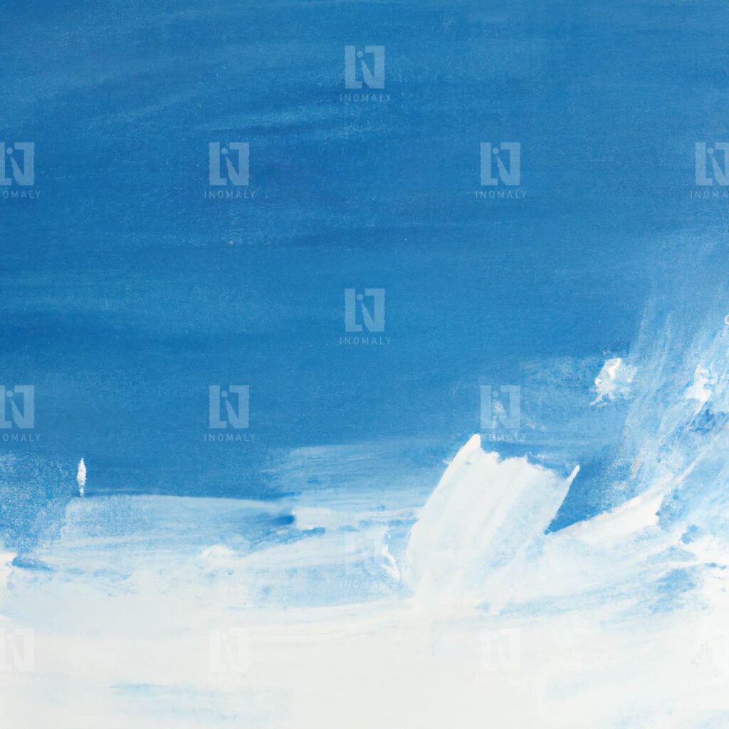 Blue Wave 009 - Abstract Coastal Wall Art Print - Inomaly Australia