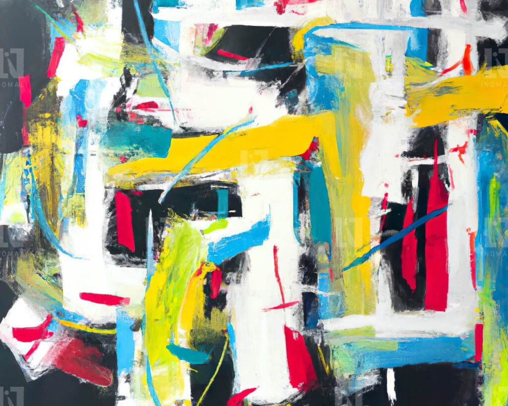 Abstract Art Print - City in Colour 005