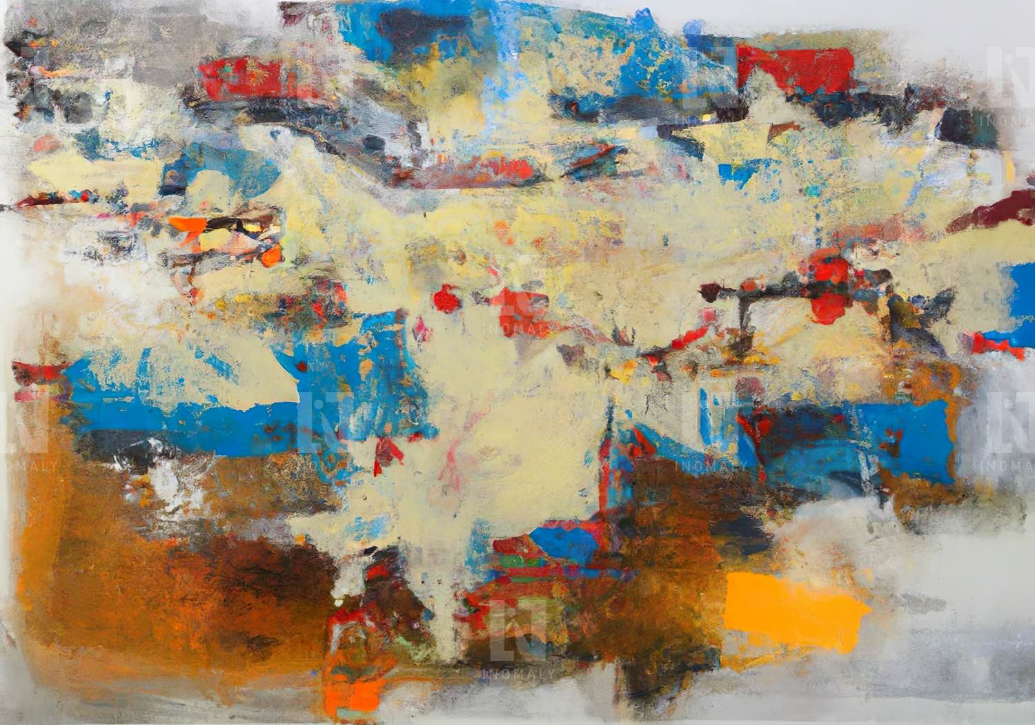 City in Colour 009 Abstract Art Print - Inomaly Abstract Wall Art and Decor