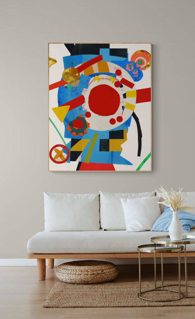 Abstract Art Print - Circus