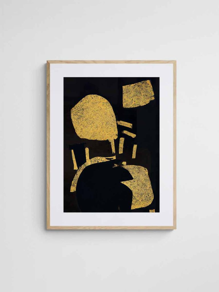 Abstract Art Print - Elements of Life