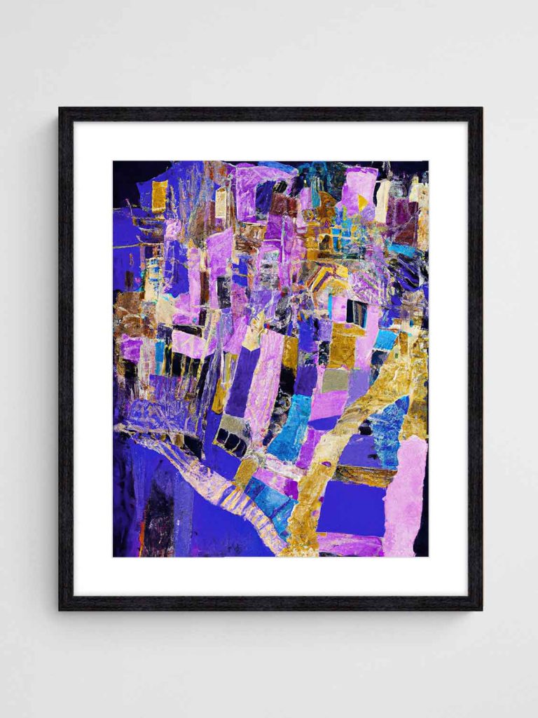 Abstract Art Print - Goodnight Cuba 019