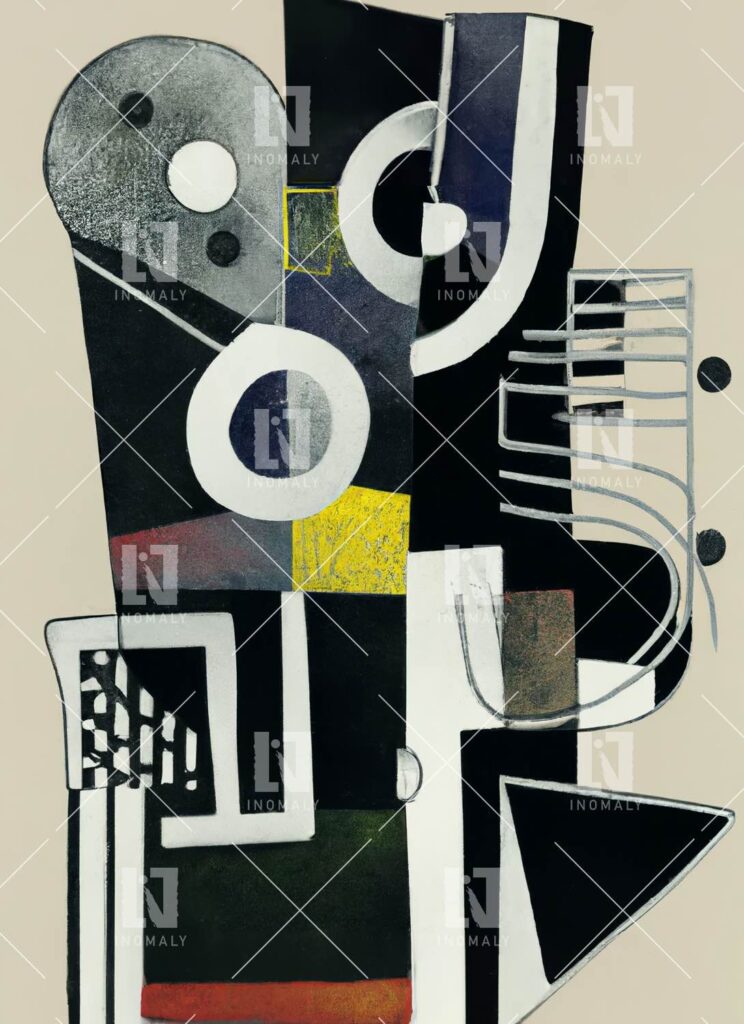 Abstract Art Print - Over Correction