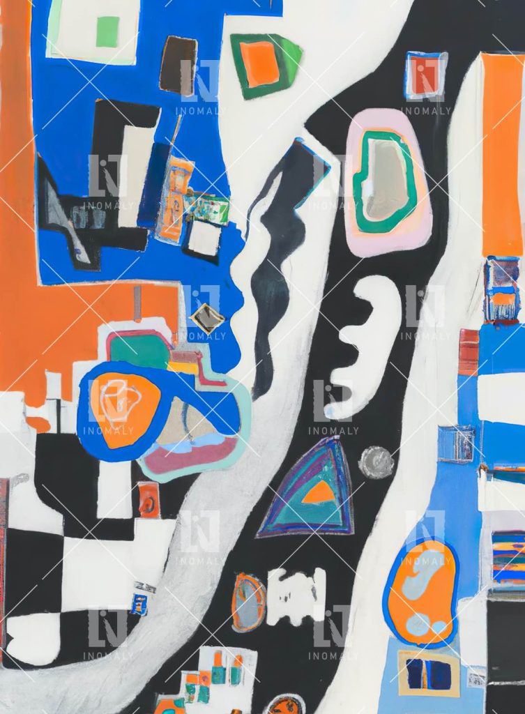 Abstract Art Print - Hamptons Heatwave 013