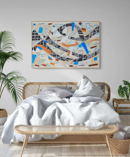 Abstract Art Print - Hamptons Heatwave 021