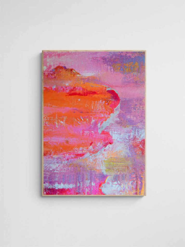 Abstract Art Print - Solar Flare 002