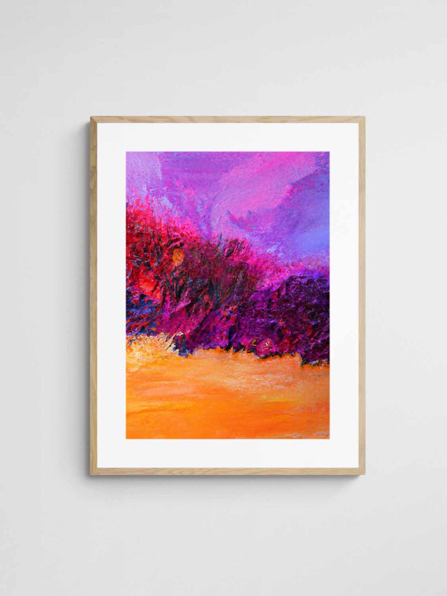 Abstract Art Print - Solar Flare 005