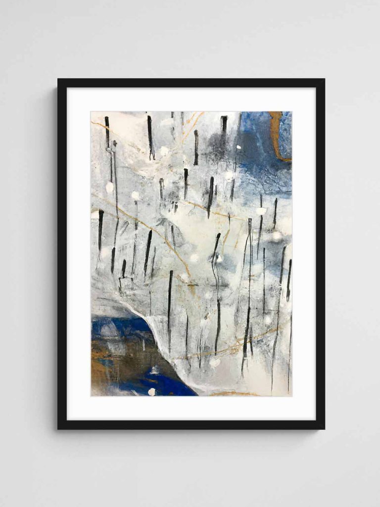 Abstract Art Print - Solar Flare 024