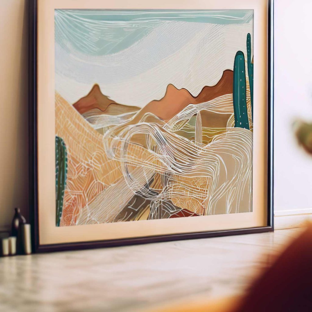 Abstract Desert Art: The Rise of 2023's Decor Trend