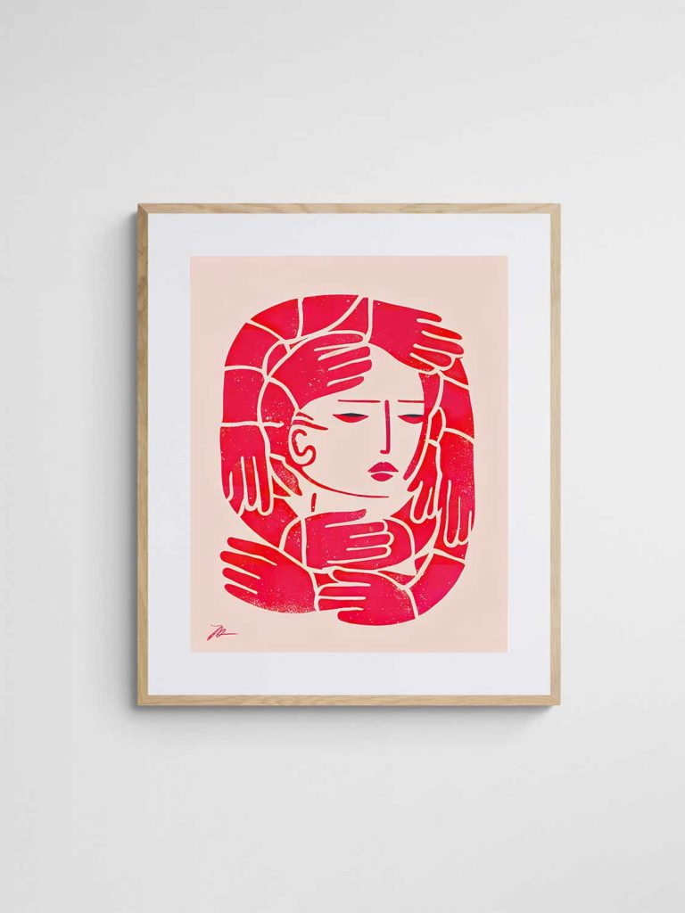 Many Hands - Fine Art Print by Australian Artist Joseph Russell