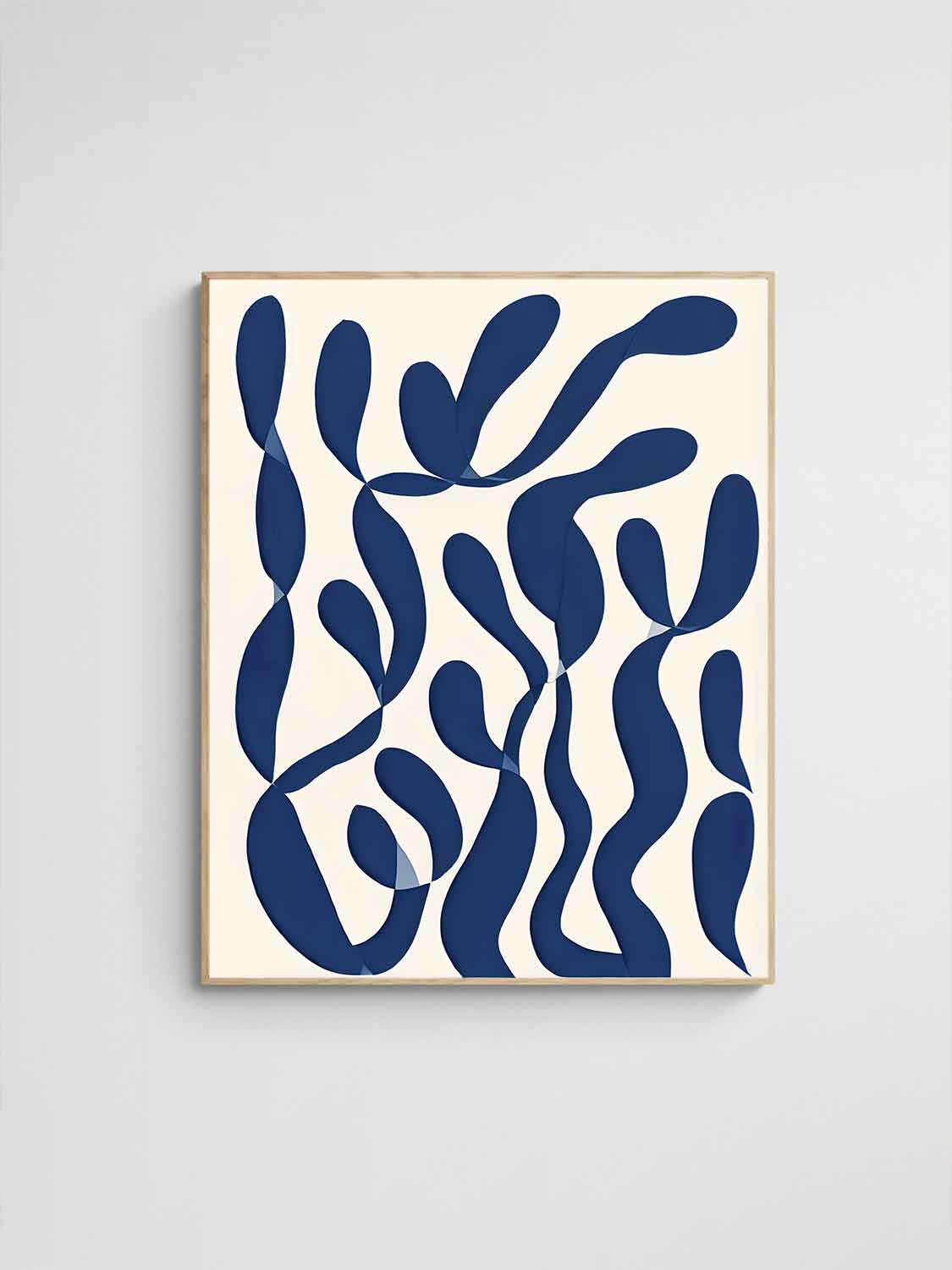 Abstract Lithograph Print - Seaweed - Inomaly Australia