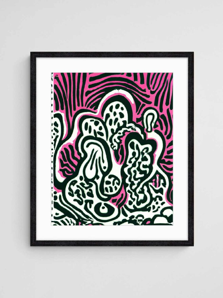 Bold Abstract Art Print - Island Life 1