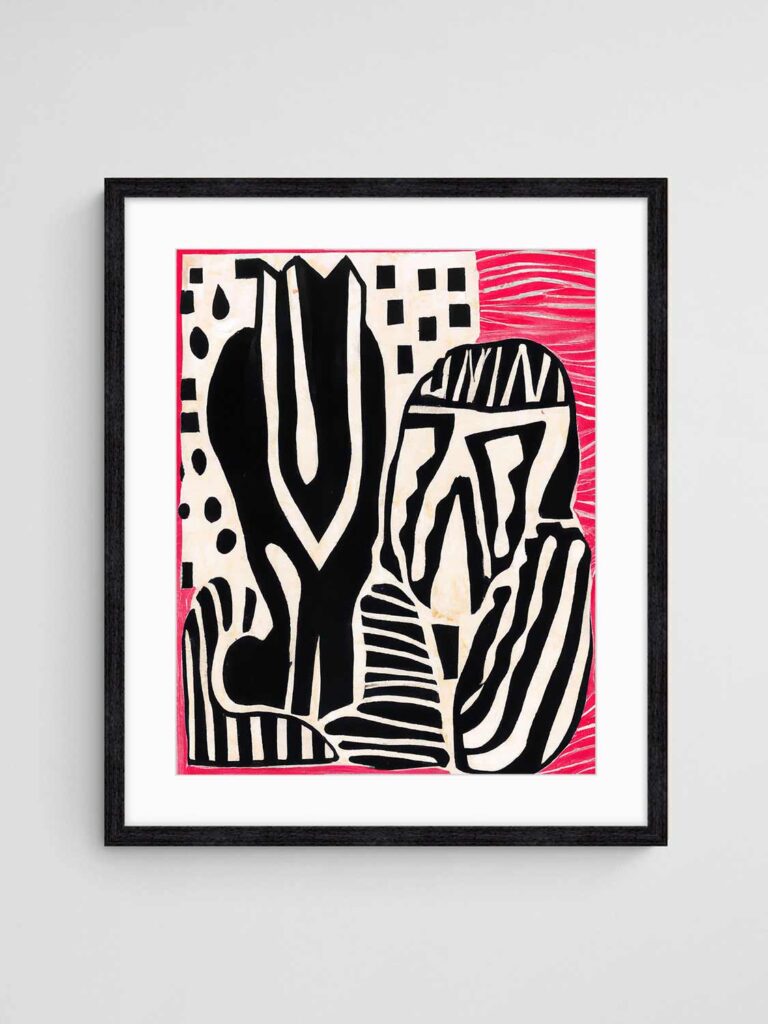 Bold Abstract Art Print - Island Life 2