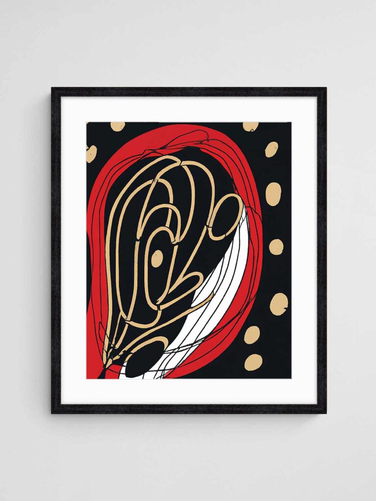 Bold Abstract Art Print - Island Life 10