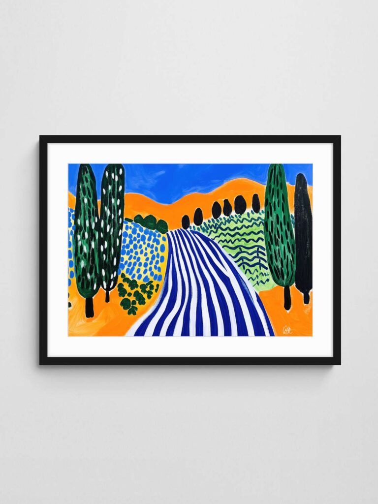 One Summer Abroad 9 - Mediterranean Abstract Landscape